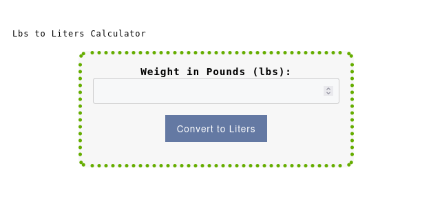 Lbs To Liters Calculator Yourcalculatorhome lbs-to-liters-calculator-yourcalculatorhome